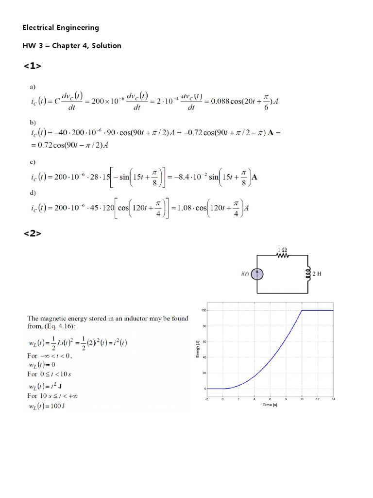 EE HW3 Solution | PDF