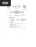 Grade 12 Mid-Year Preliminary Paper 1 2018 - FINAL | PDF | Asymptote ...