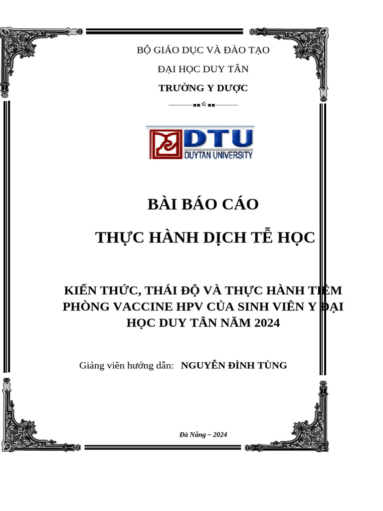 Bia Va Phu Bia Bao Cao Dich Te | PDF
