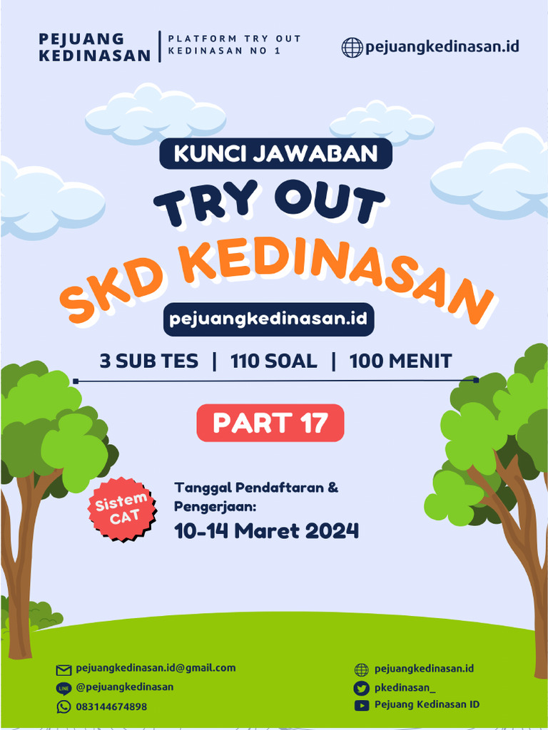 Kunci Jawaban Try Out 17 | PDF