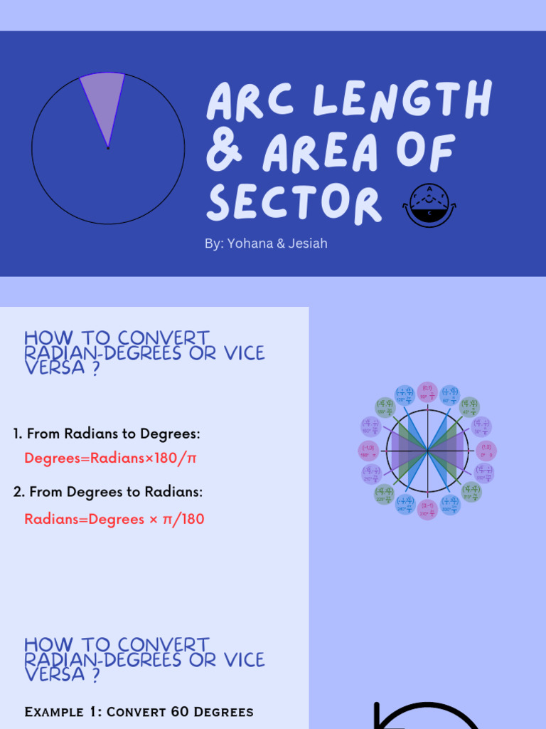 Arc Length and Sector Area Explained | PDF | Circle | Angle