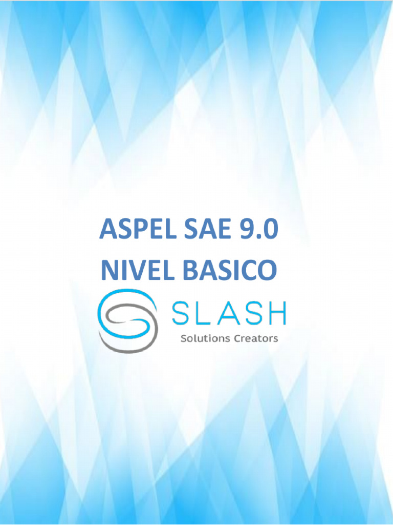 Aspel Sae 9.0 | PDF
