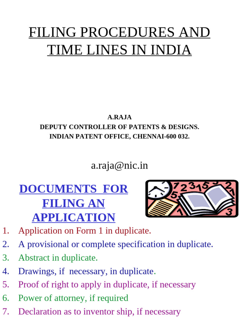 Patent Filing Procedures in India | PDF | Patent Application | Patent