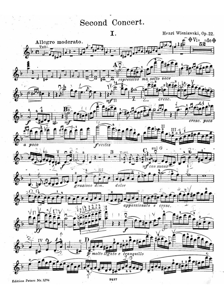 l Wieniawski Conc.2 | PDF