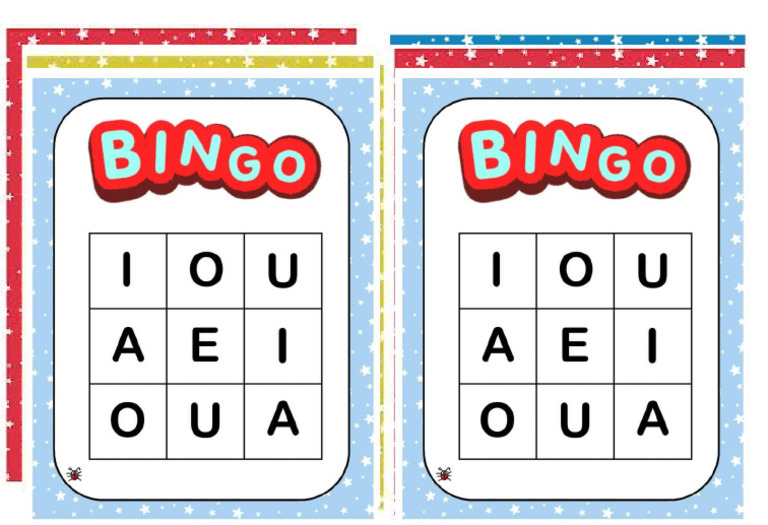 Bingo de Vocales | PDF
