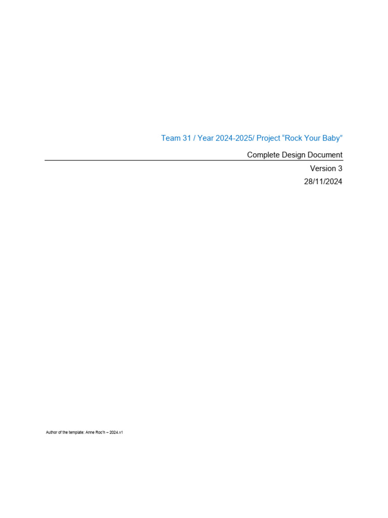 2425 RYB System Design Doc Template Final | PDF | Operational Amplifier ...