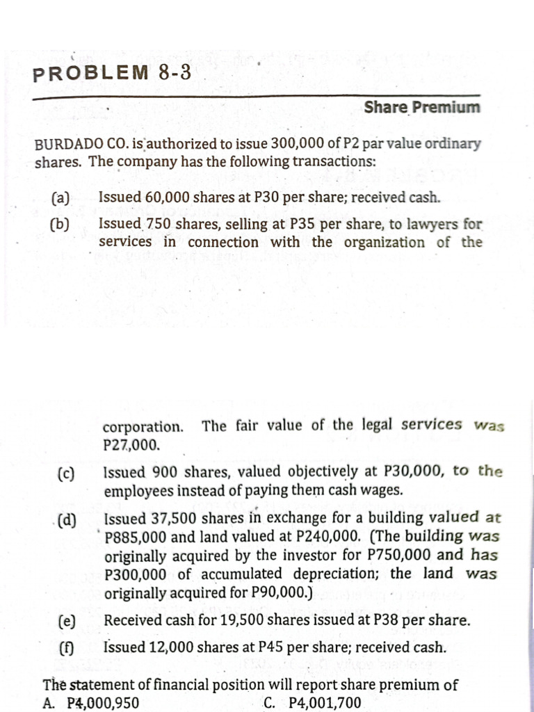 Equity Sample Part 1 | PDF