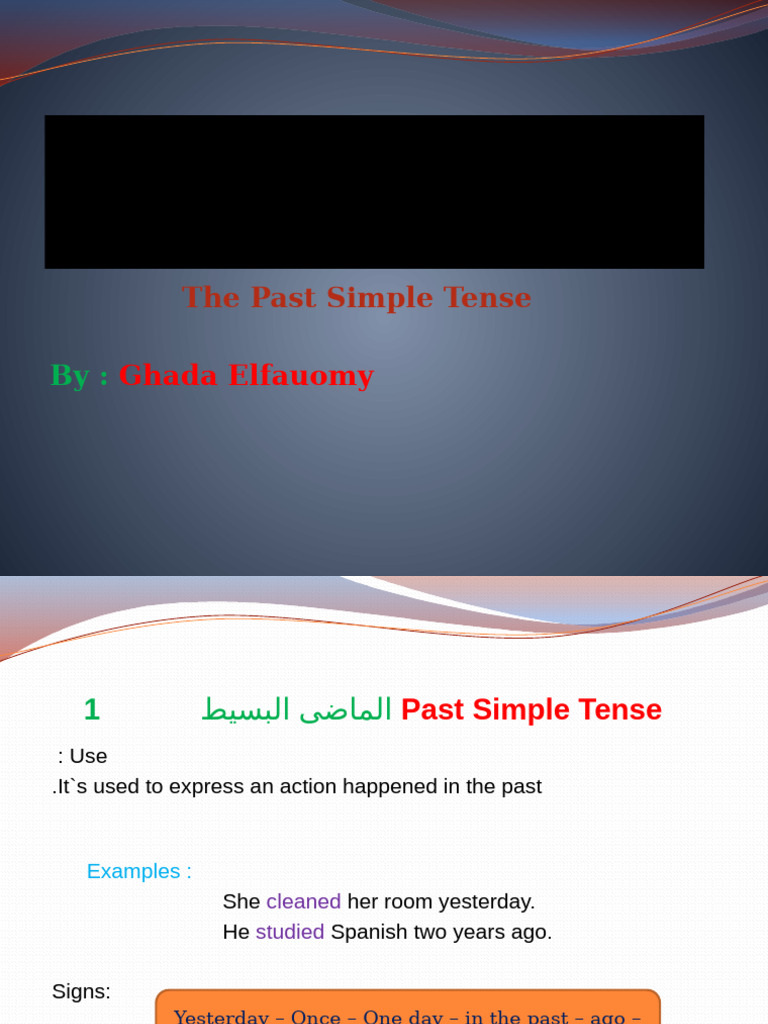 Understanding Past Simple Tense | PDF