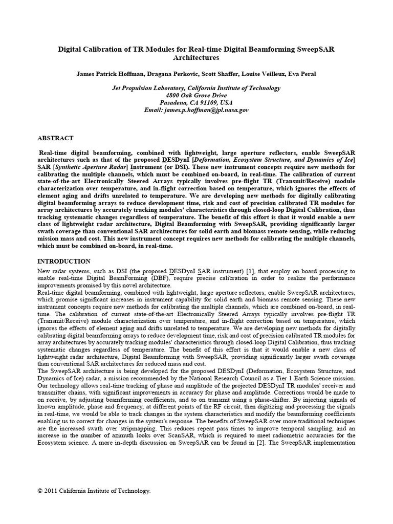 Caltech Digital Calibration | PDF | Analog To Digital Converter | Variance
