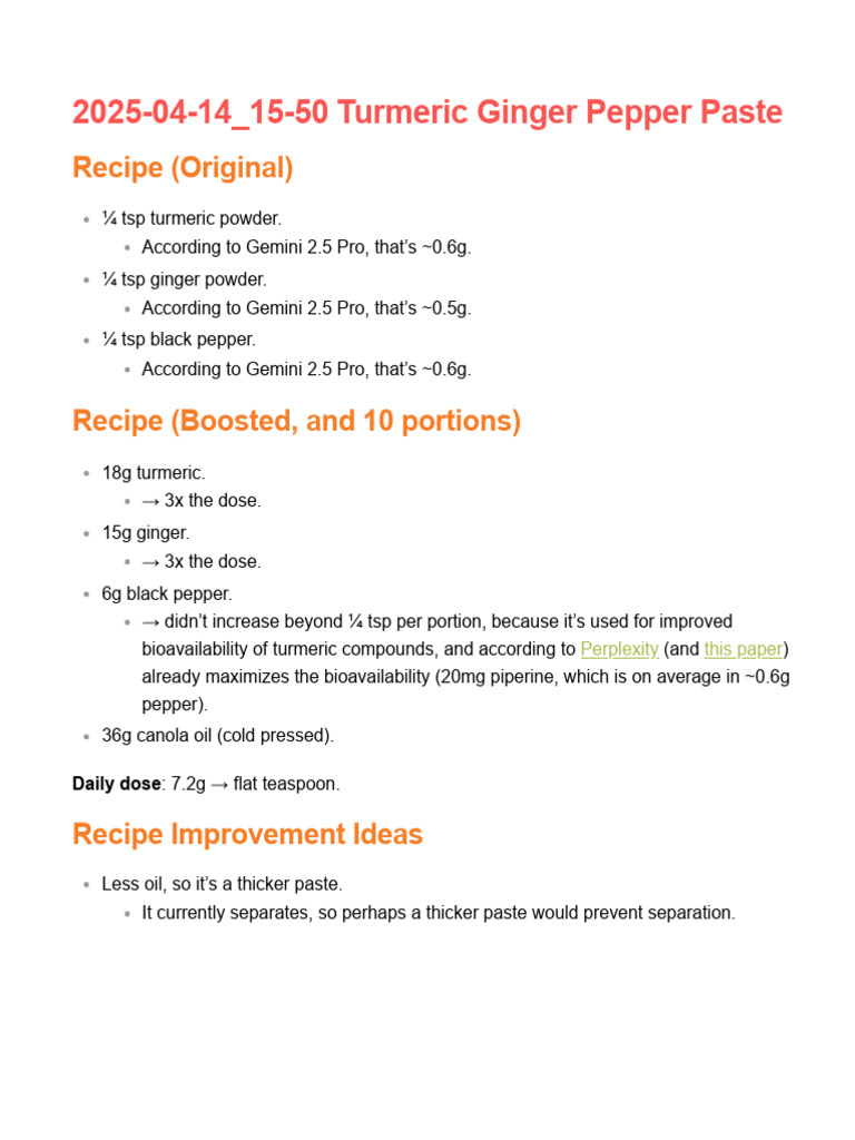 2025-04!14!15-50 Turmeric Ginger Pepper Paste | PDF