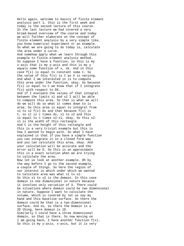 (English) Philosphy of FEA, Nodes, Elements & Shape Functions (DownSub ...
