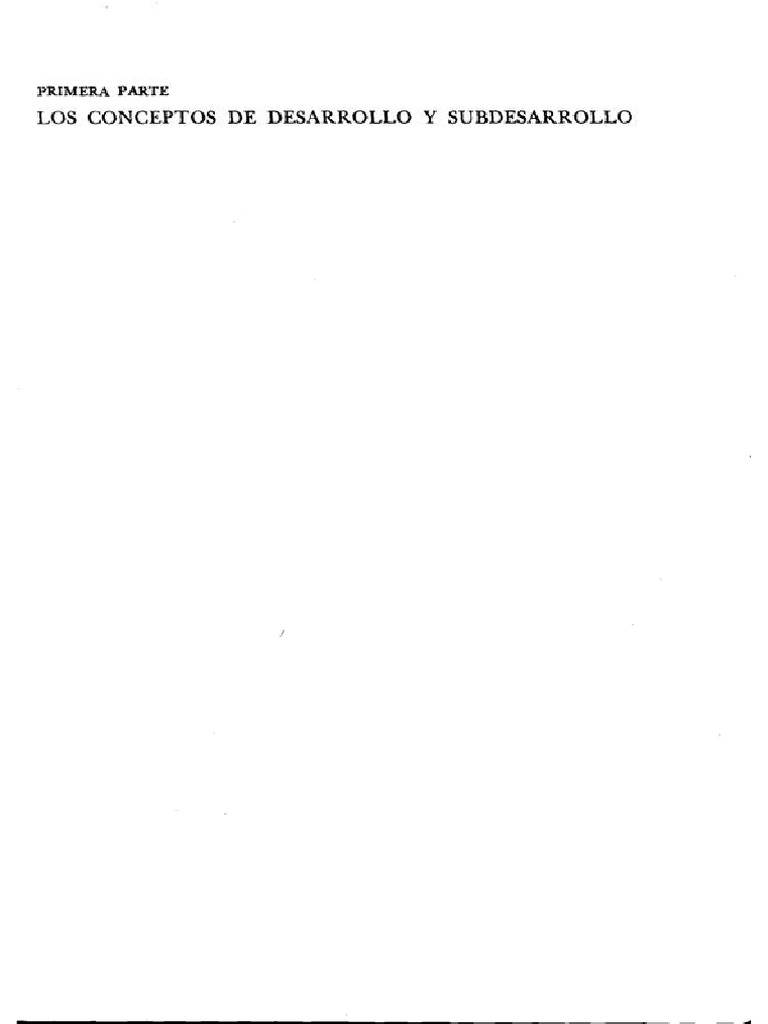 Desarrollo y Subdesarrollo Sunkel y Paz Cap1-Comprimido | PDF