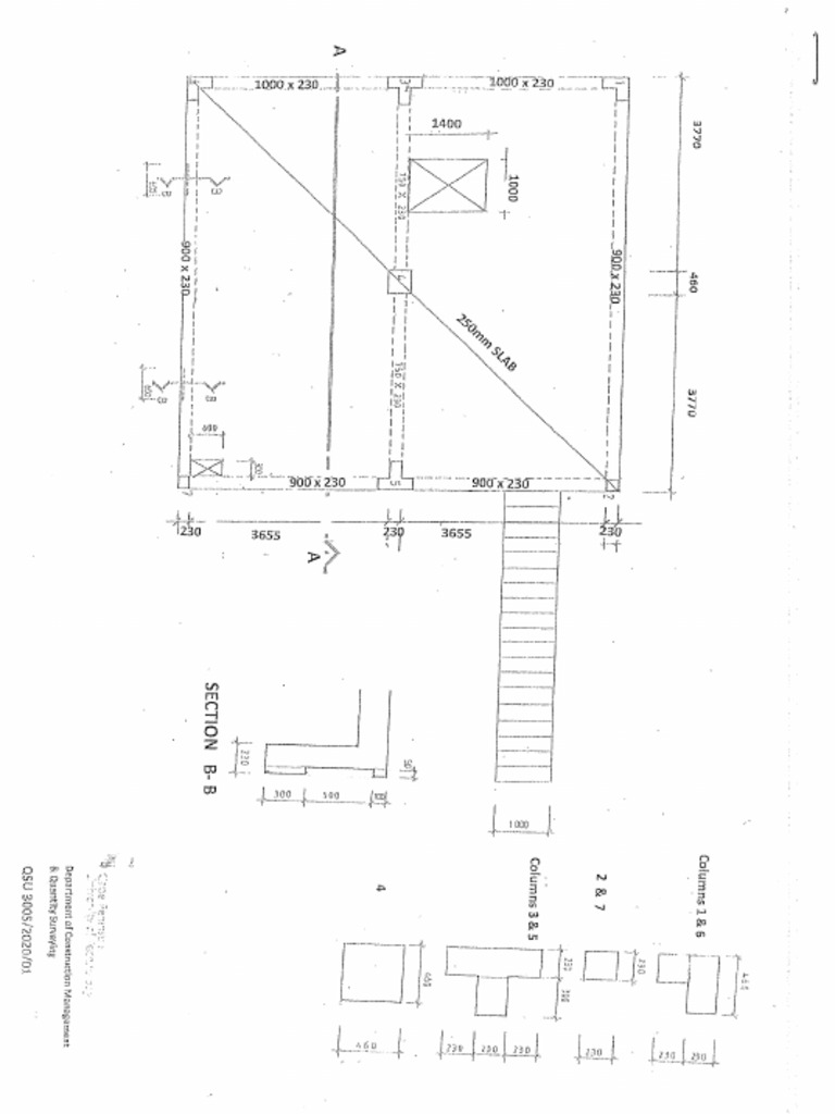QSU 360S Test 1 Drawing | PDF