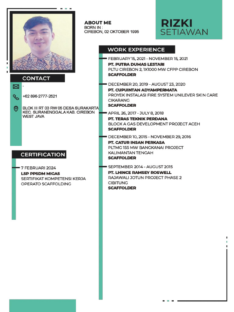 CV. Rizki Setiawan | PDF