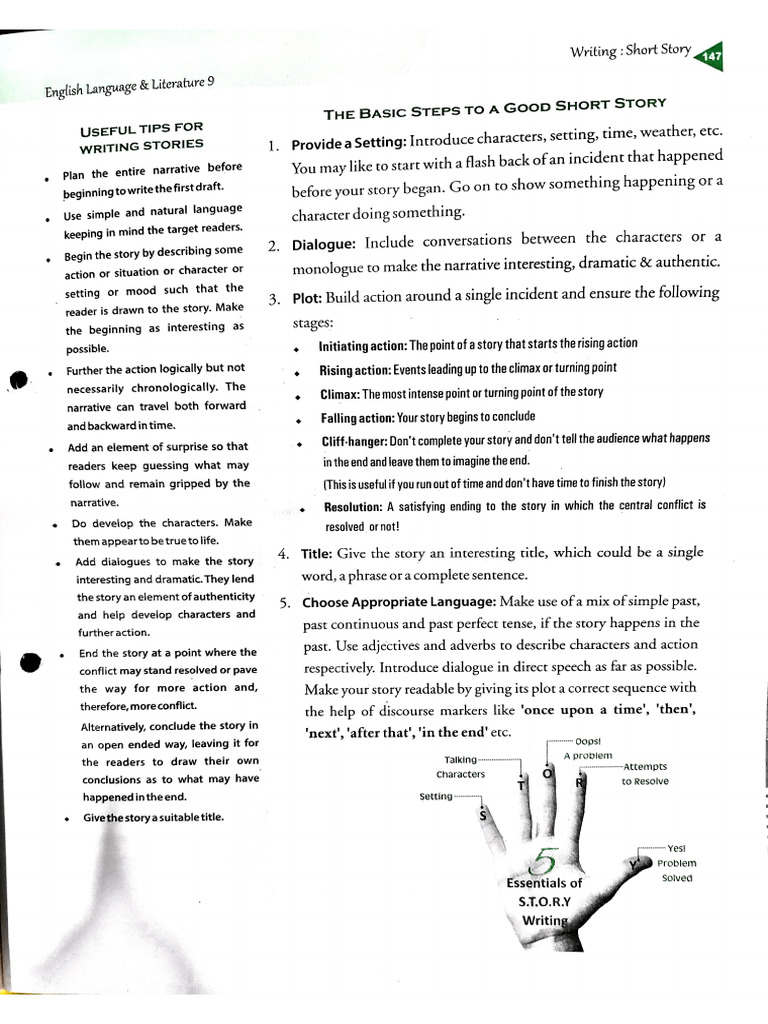 Story Writing English Class 8 | PDF