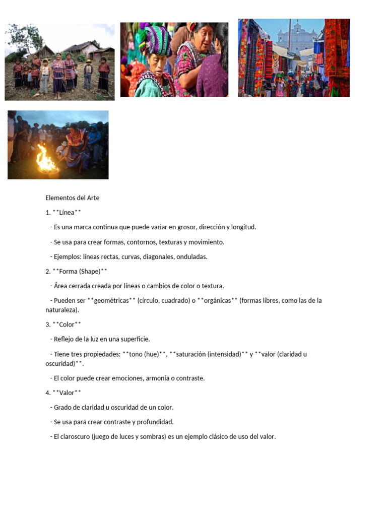 Elementos Clave del Arte Visual | PDF