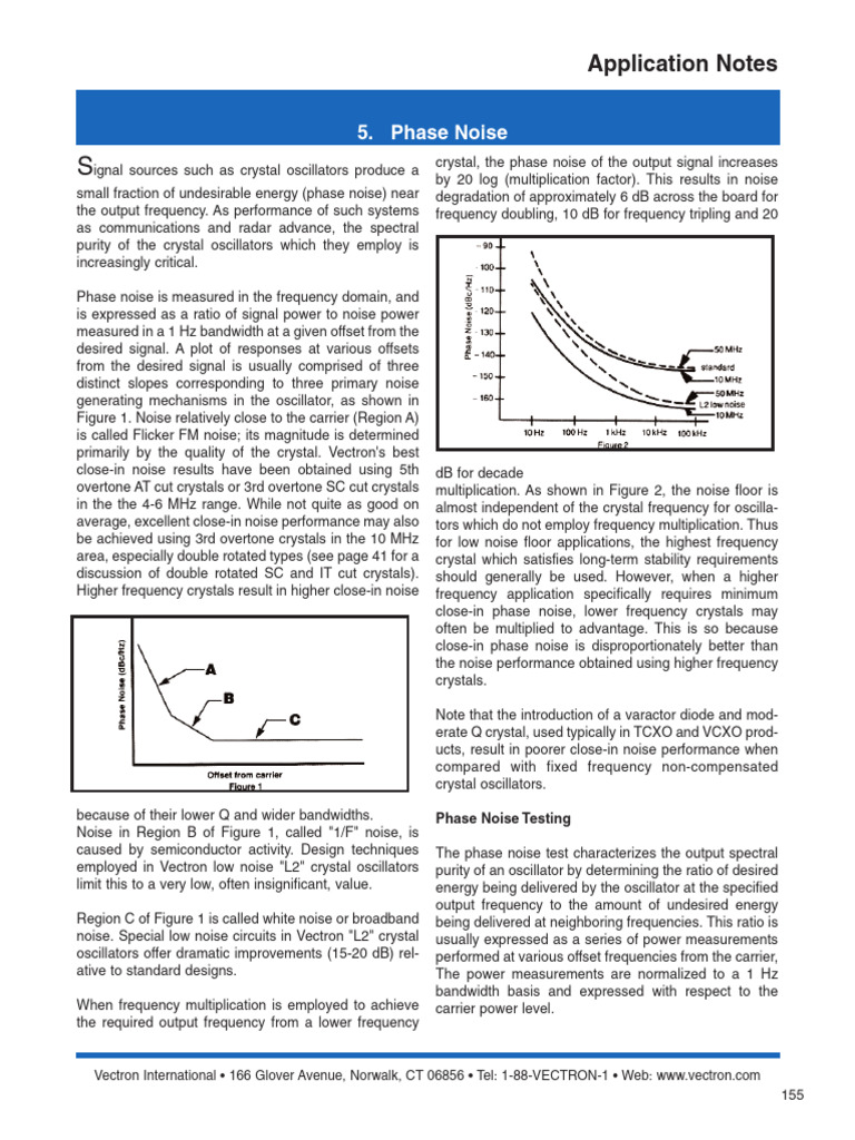 Phase Noise Application Note | PDF | Electronic Oscillator | Bandwidth ...
