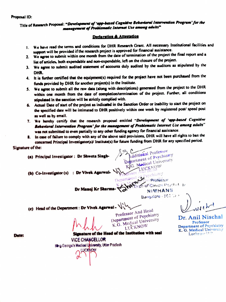 Declaration and Attestation | PDF