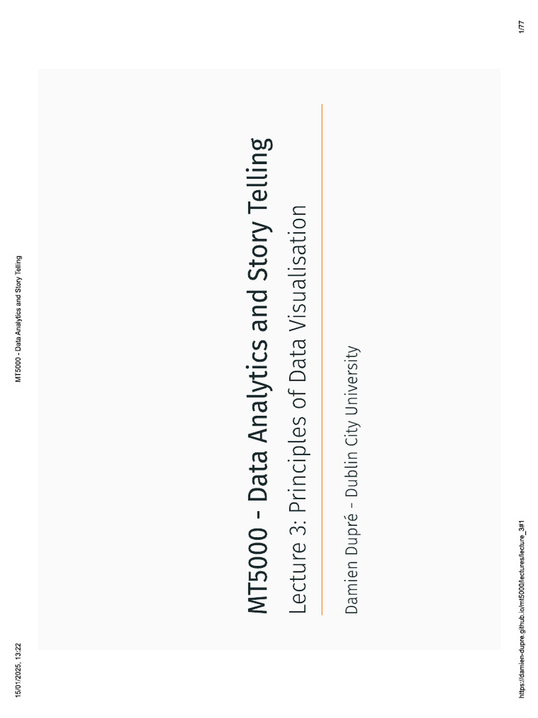 Lecture 3-Data Analytics | PDF