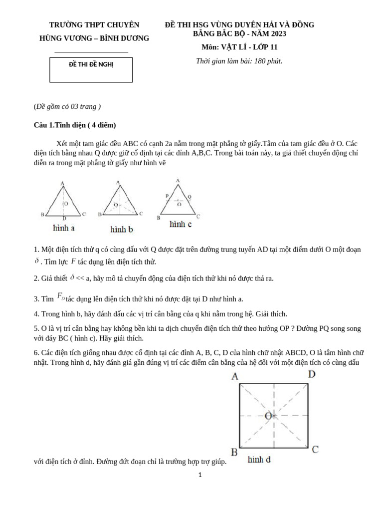 ĐỀ LỚP 11 - ĐỀ NGHỊ DHBB 2023 | PDF