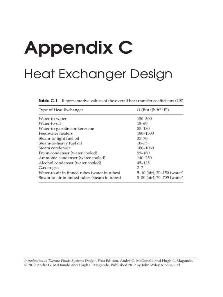Introduction To Thermo Fluids Systems Design - 2012 - McDonald ...