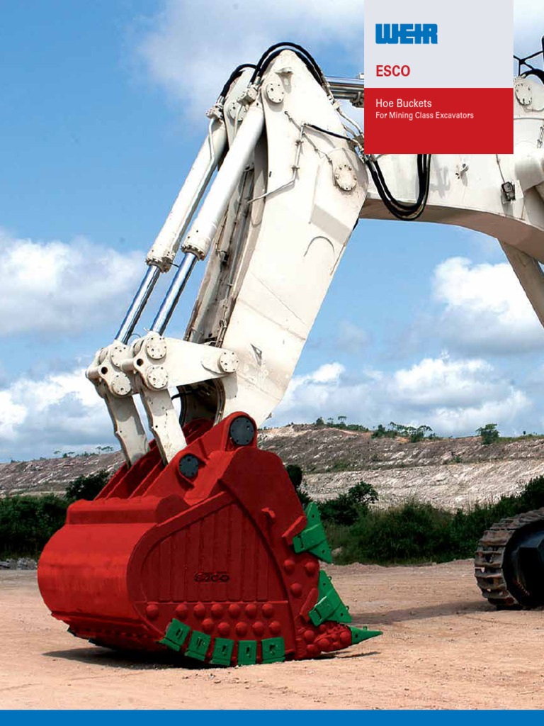 Esco Hoe Buckets For Mining Class Excavators | PDF | Finite Element ...