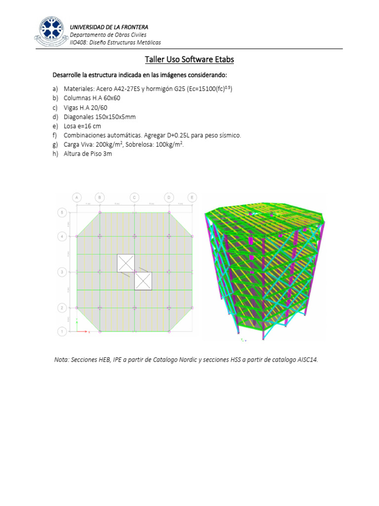 Taller Modelación Etabs | PDF