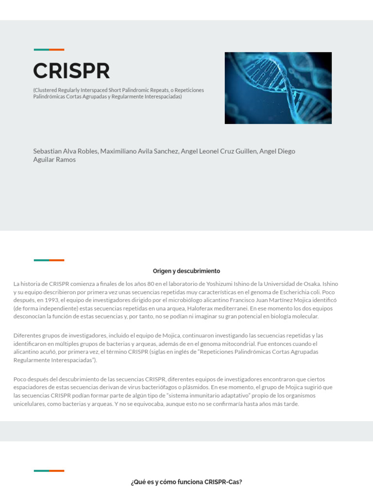 CRISPR (1) | PDF | Crispr | Adn