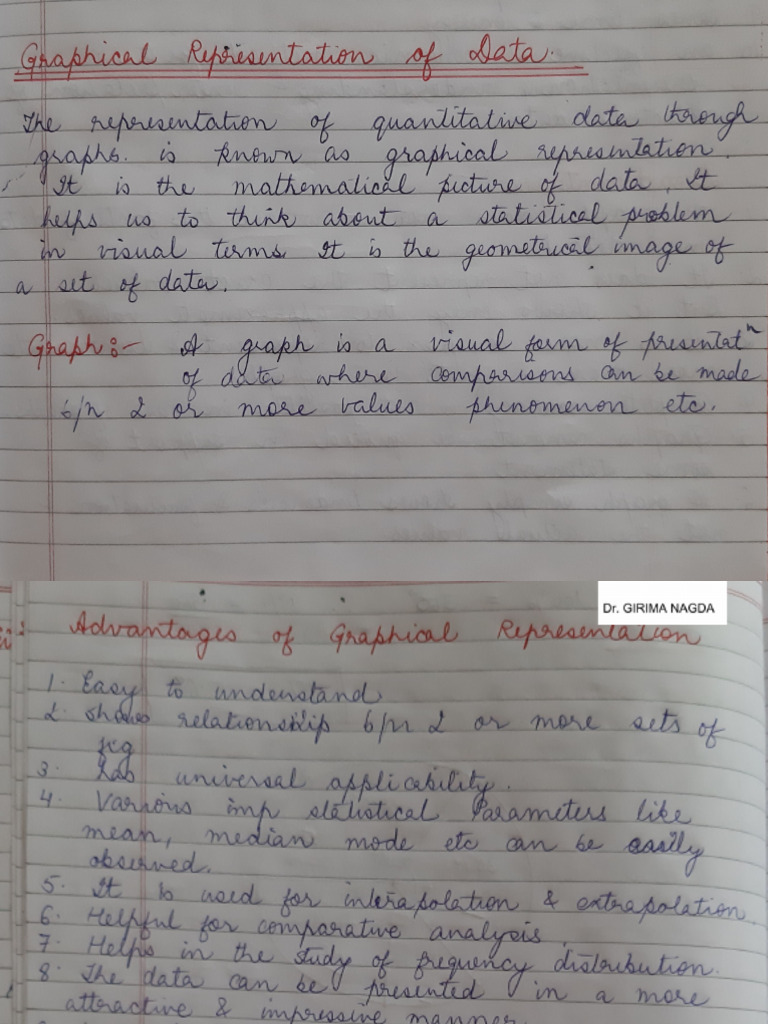 Data Analysis and Graphical Representation | PDF