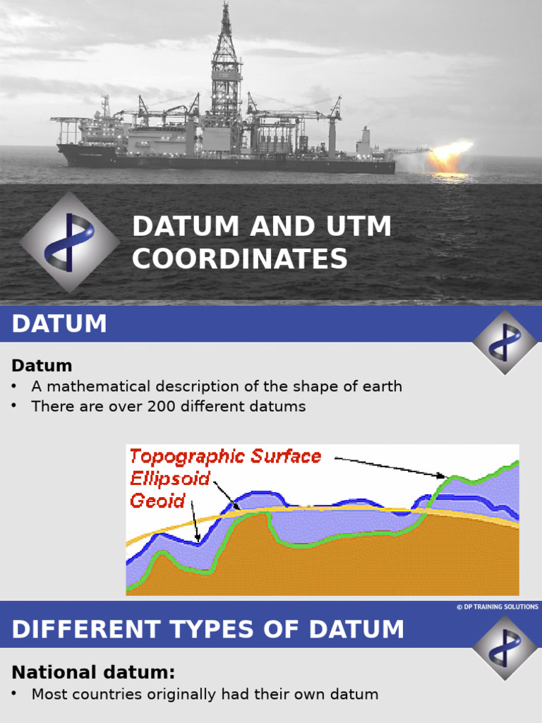 Understanding Datum and UTM Coordinates | PDF | Geographic Data And ...