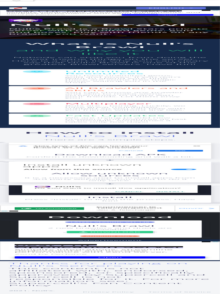Null's Brawl. Null's - Private Servers | PDF | Php | Computer Programming