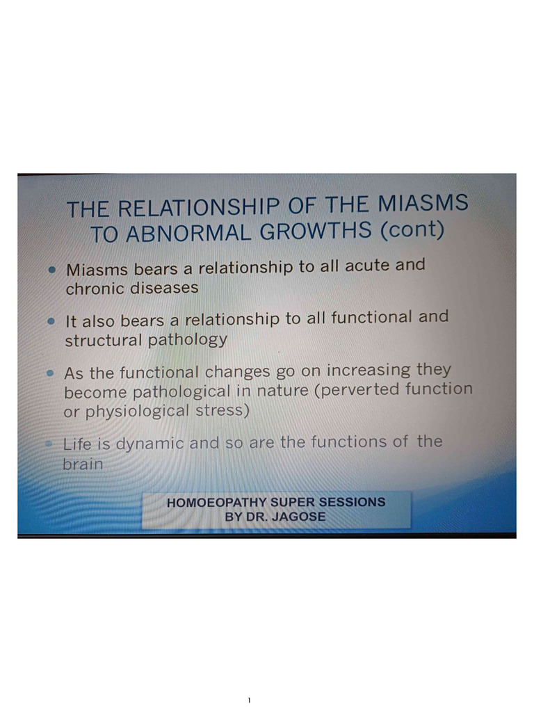 Allen Rltn of Miasm to Abn Growth | PDF