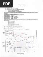 Diagramme d'équilibre Fer-Carbone | PDF | Fonte (métallurgie) | Acier