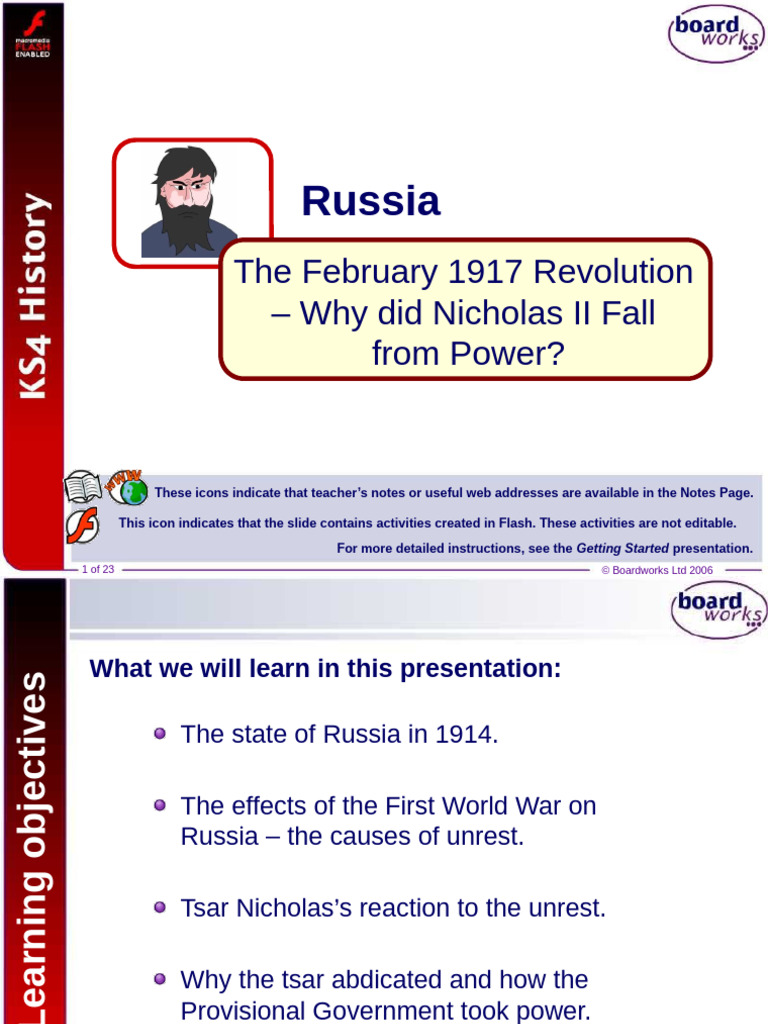 The February 1917 Revolution - Why Did Nicholas II Fall F | PDF ...