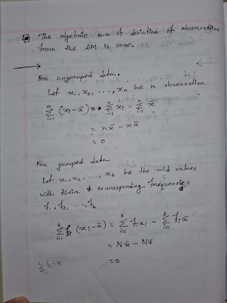 Statistics Proof | PDF