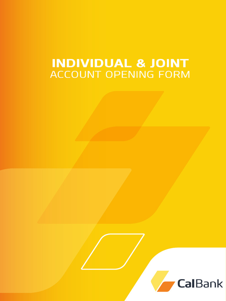 Individual Account Opening Requirements | PDF | Banks | Credit Card