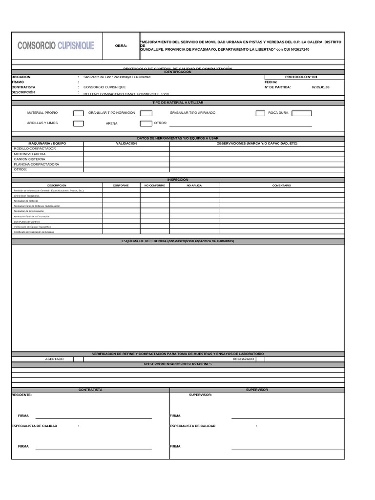 02.05.01.03 Relleno Compactado Hormigon | PDF