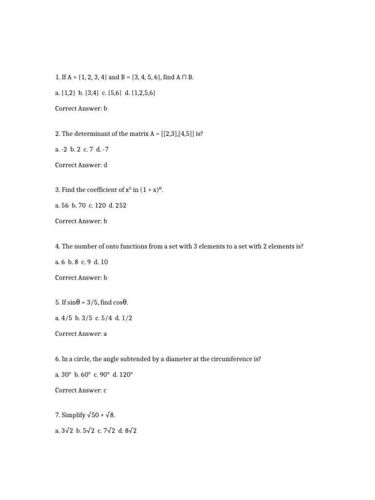 50 Challenging Math Problems with Solutions | PDF | Exponential ...