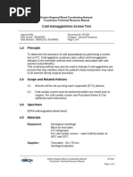 Lui Freeze-Thaw Elution Procedure | PDF | Serology | Hematology