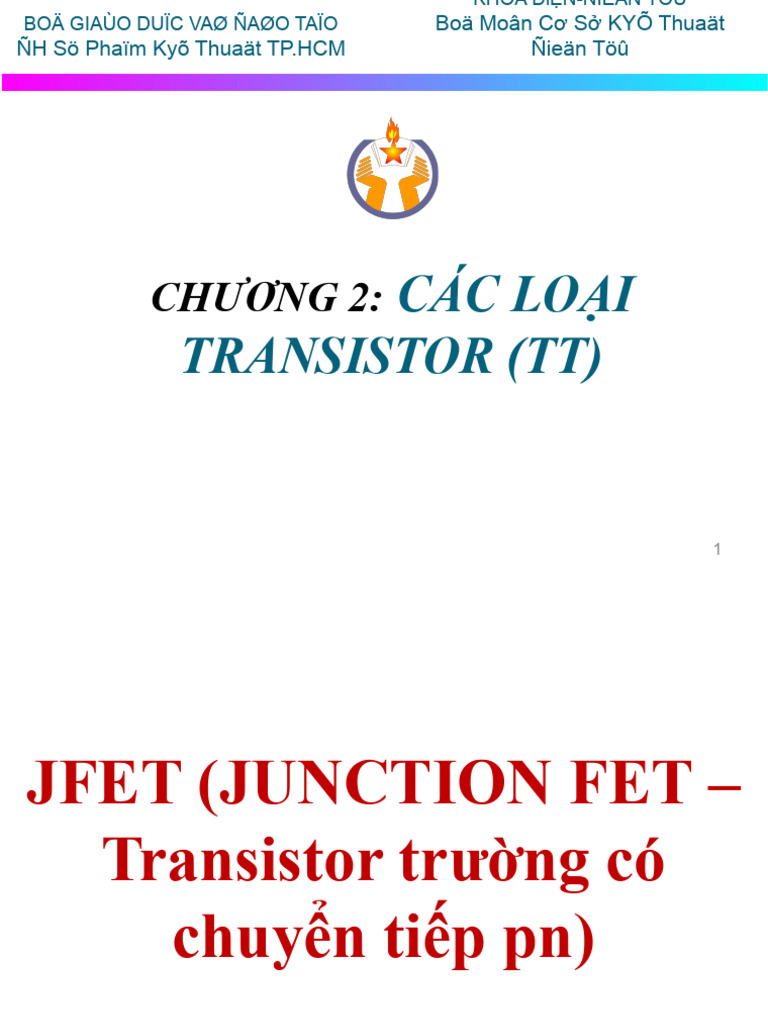 c2 Các Lo I Transistor (TT) | PDF