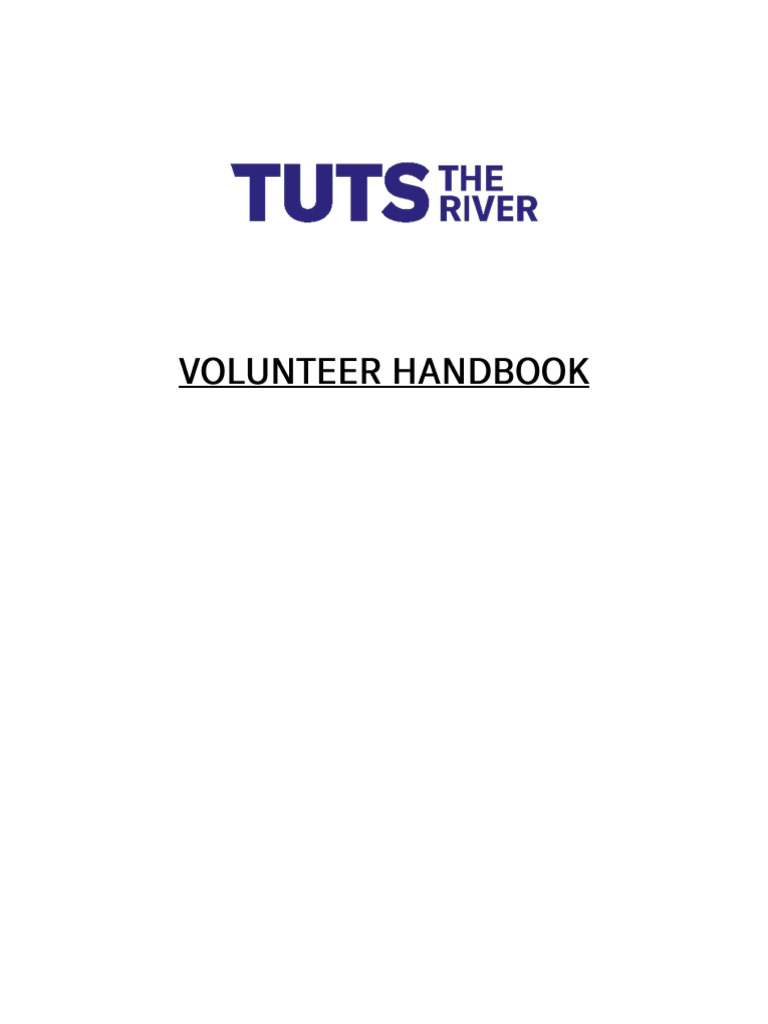 TUTS Volunteer Handbook | PDF