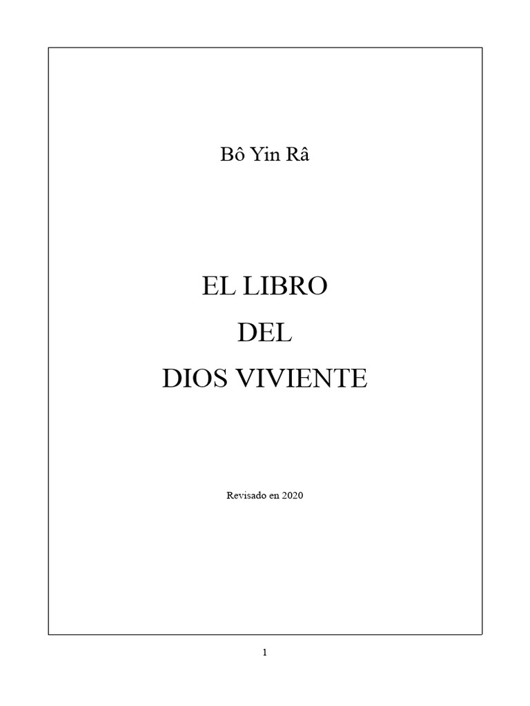 El-Libro-Del-Dios-Viviente | PDF | Verdad | Fe