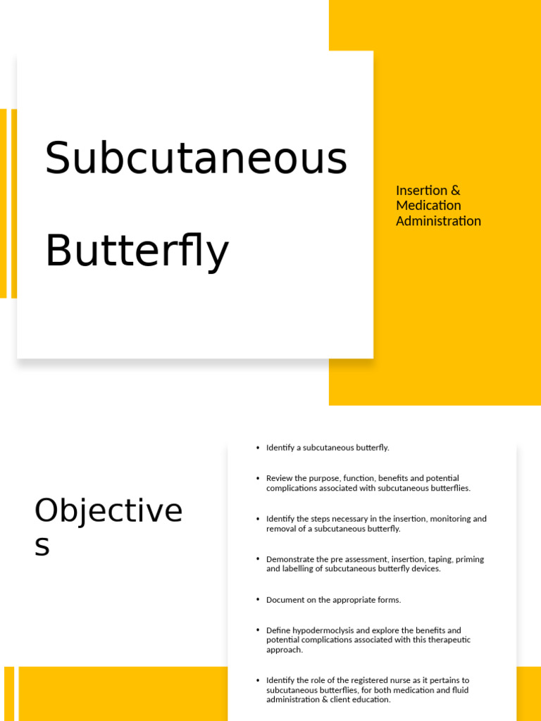 Subcutaneous Butterfly | PDF | Intravenous Therapy | Saline (Medicine)