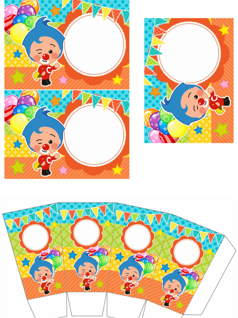 Kit Imprimible Fiestas Payaso | PDF