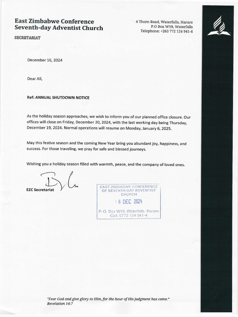 Annual Shut Down | PDF