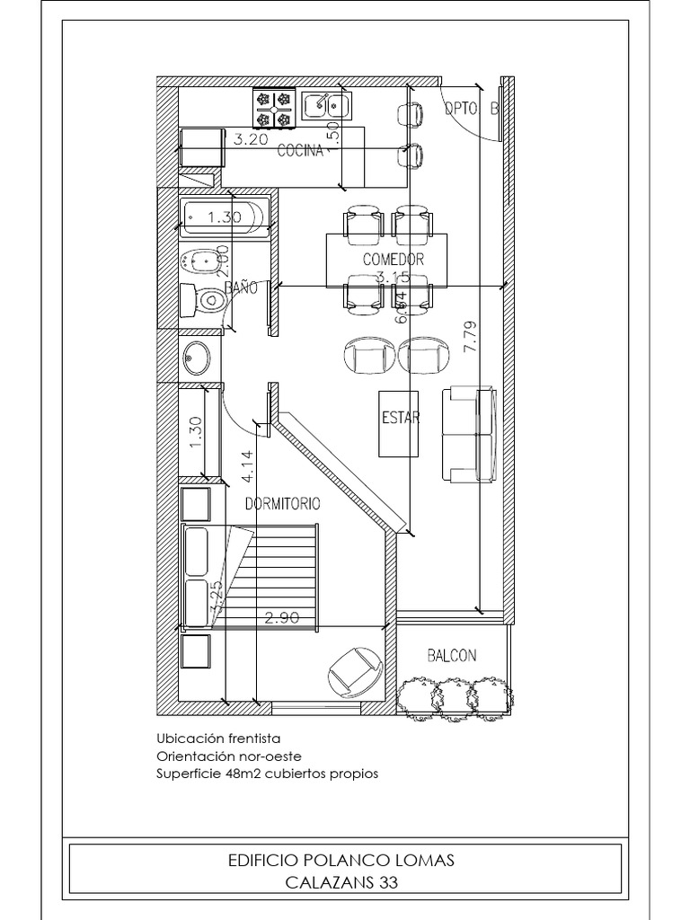 Polanco Lomas Dpto 1 Dormitorio | PDF