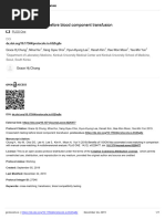 Crossmatching Using Gel Card Method | PDF | Antibody | Blood Plasma