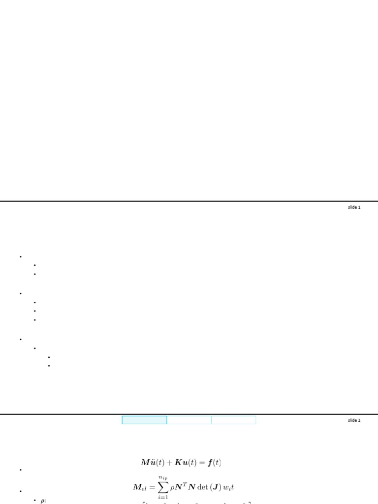 FEM Ex 7 Transient Analysis | PDF | Eigenvalues And Eigenvectors | Matrix (Mathematics)