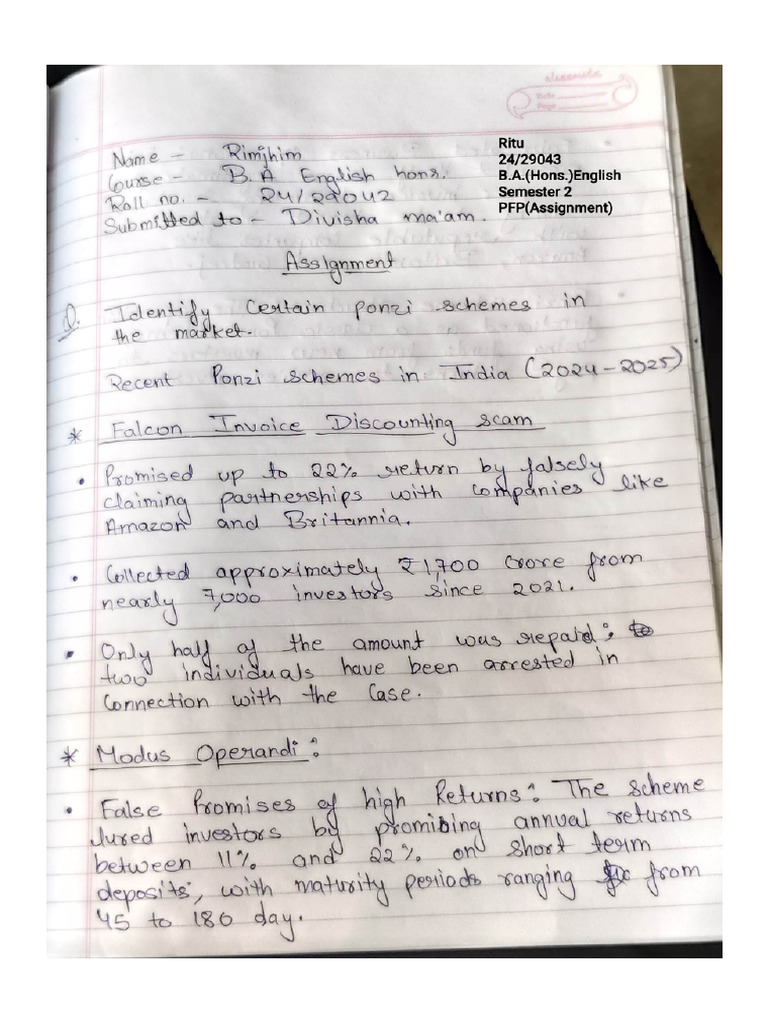 PFP (Assignment) | PDF