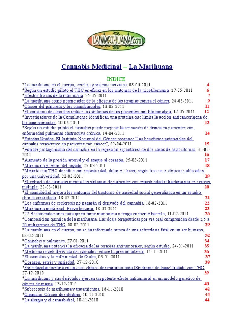 Cannabis Medicinal La Marihuana Descargar Gratis Pdf Cannabis